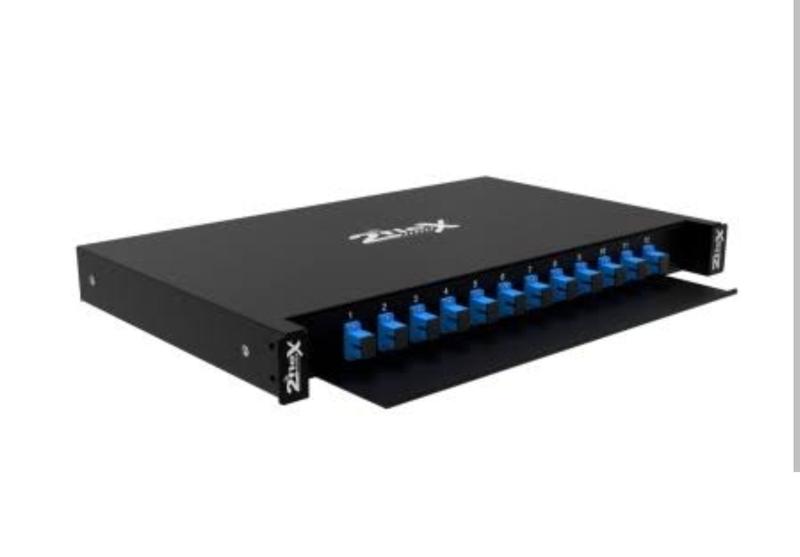 Dio 12 fo / 12 fibras / distribuidor interno óptico - 2 flex ...