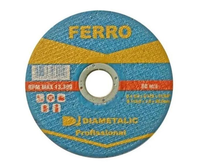 Disco Corte Fino Ferro Profissional 110Mm Diametalic - Disco de Corte ...