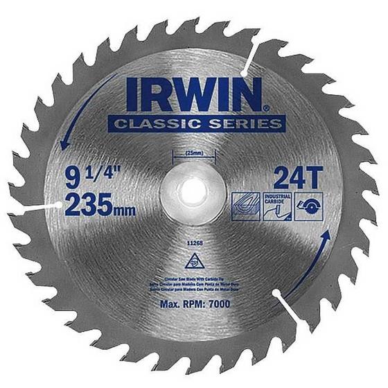 Disco Corte Madeira Irwin, 9.1/4", 36 Dentes - 14112 - Disco de Serra ...