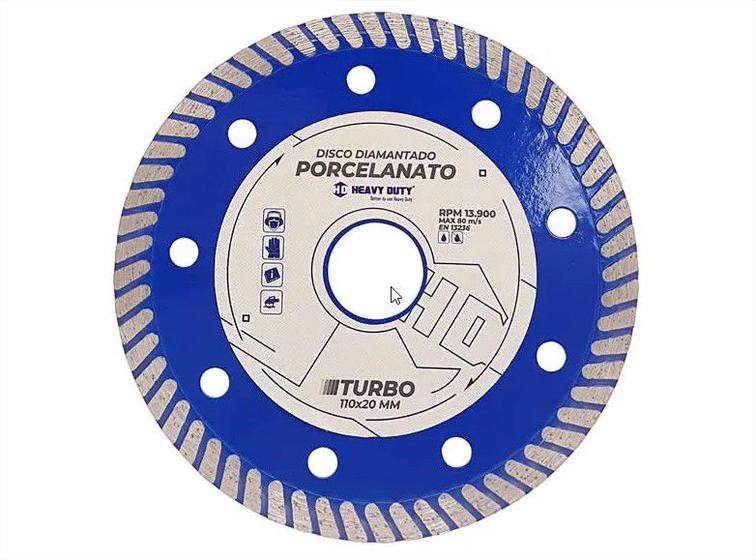 Disco de Corte Diamantado Contínuo 110X20MM Corte Porcelanato ...