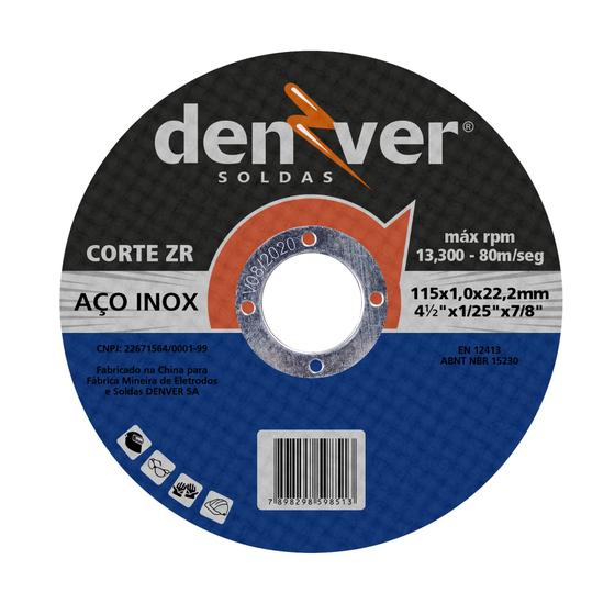 Disco de Corte Fino 4 Pol Kit 10 Peças Denver - Disco de Corte ...