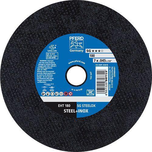 Disco de Corte para Inox PFERD EHT SG STEELOX 180-1,9 - Disco de Corte - Magazine Luiza
