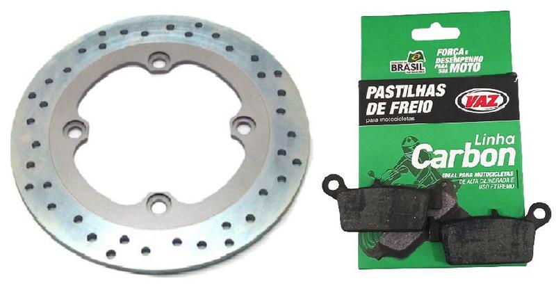 Disco de Freio Traseiro Xre 300 + Pastilha Vaz - MR DISCOS / VAZ ...
