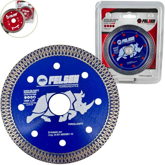 Disco Diamantado Para Cortar Porcelanato Ultra Fino Corte com ...