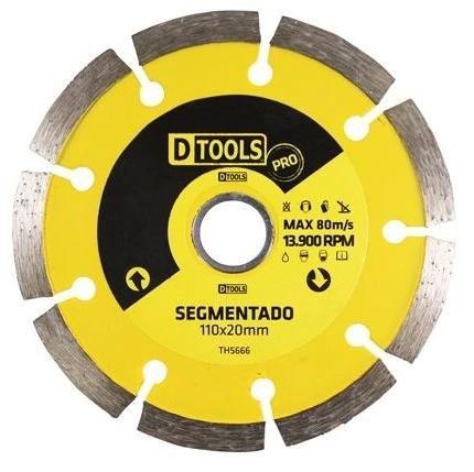 Disco Diamantado Segmentado Profissional 4.3/8 Dtools - Disco de Corte ...