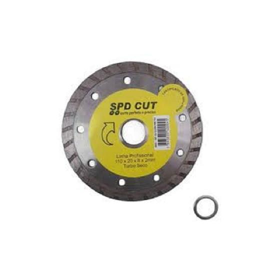 Disco diamantado turbo corte seco 110x20x8x2mm - spd cut - Disco de ...