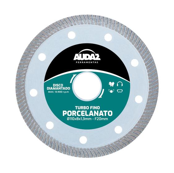 Disco Diamantado Turbo Fino Ø110x8mm - Porcelanatos/Marmoglass ...