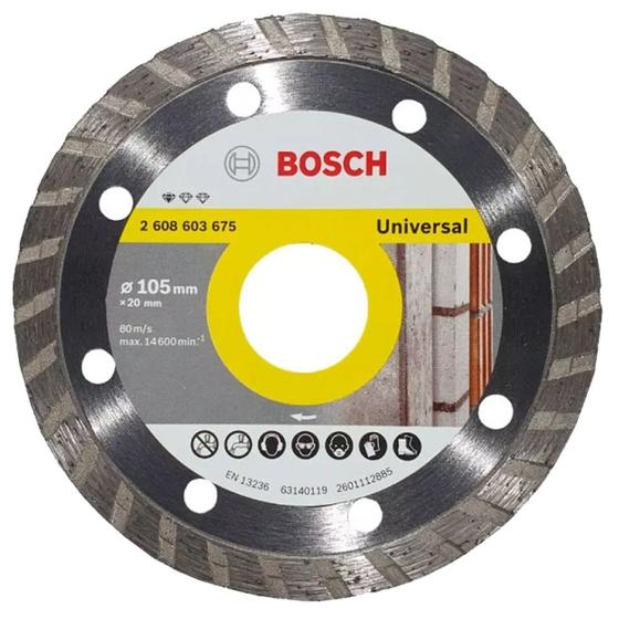 Disco diamantando turbo Bosch multimaterial 105 x 20 mm - Disco de Corte - Magazine Luiza