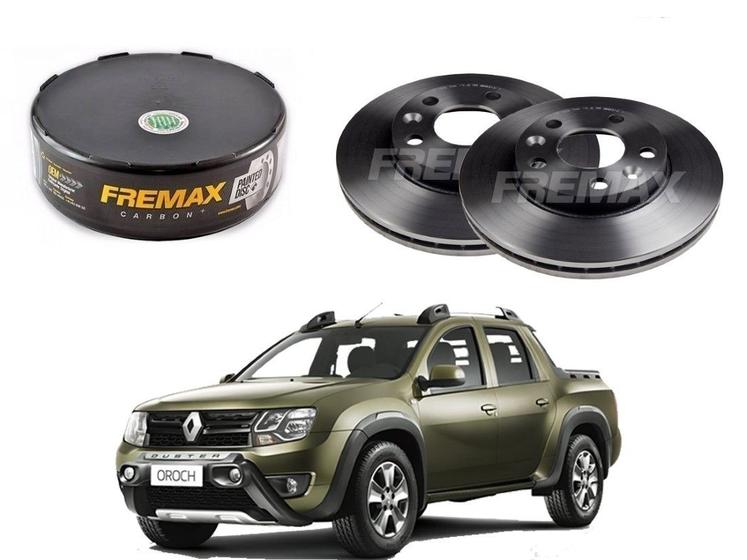 Disco freio dianteiro fremax original renault oroch 2.0 2016 a 2019 ...
