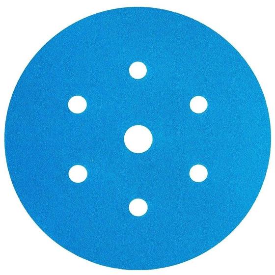 Disco Lixa Hookit Blue 3M 321U P40 152mm 6,0" com 7 Furos - Embalagem ...