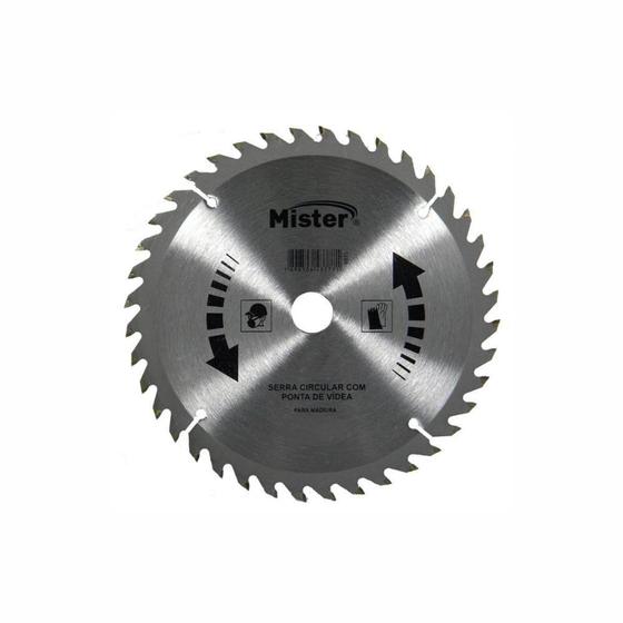 Disco Serra Circular Vídea para Madeira 4.3/8"x 24 Dentes - Mister ...