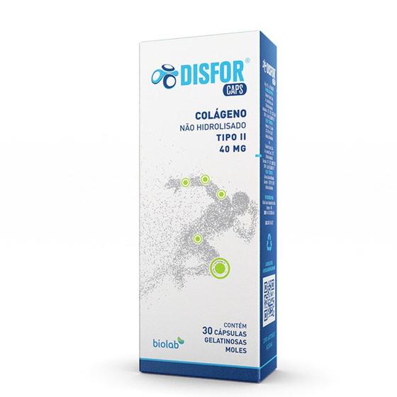 Disfor Caps Suplemento Alimentar Colágeno Tipo II - 30 Cápsulas ...