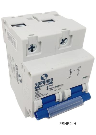 Disjuntor Bipolar 2 Polos 6A 10A 16A 20A 25A 32A 40A 50A 63A 70A 80A 90A SOPRANO - Disjuntor Din ...