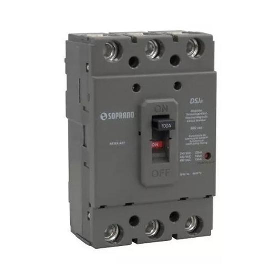 Disjuntor Caixa Moldada Dsjn3 Industrial Nema 70a Soprano - Disjuntor Caixa Moldada - Magazine Luiza