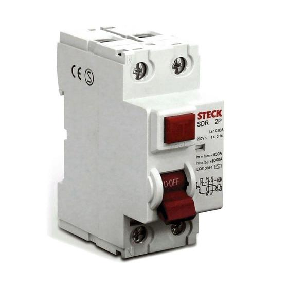 Disjuntor Diferencial DR 40A - Steck - Disjuntor DR - Magazine Luiza