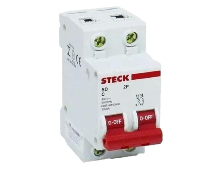 Disjuntor Din Bipolar 32a Curva C Steck - Disjuntor Din - Magazine Luiza