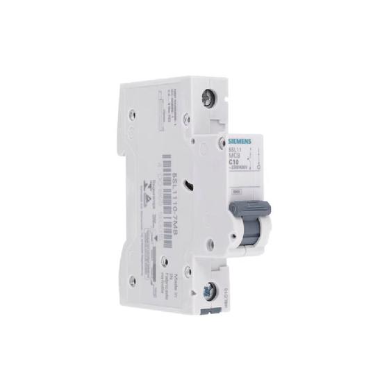 Disjuntor din monof curva-c 10a 5sl1110-7mb Siemens - Disjuntor DR - Magazine Luiza