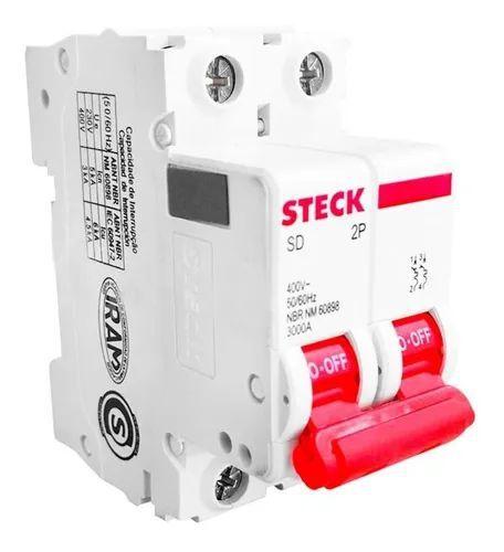 Disjuntor din steck 3ka bifasico bipolar curva c 50a sdd62c10 - Disjuntor Din - Magazine Luiza