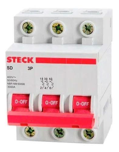 Disjuntor din steck 3ka trifasico tripolar curva c 32a sdd63c32 - Disjuntor DR - Magazine Luiza