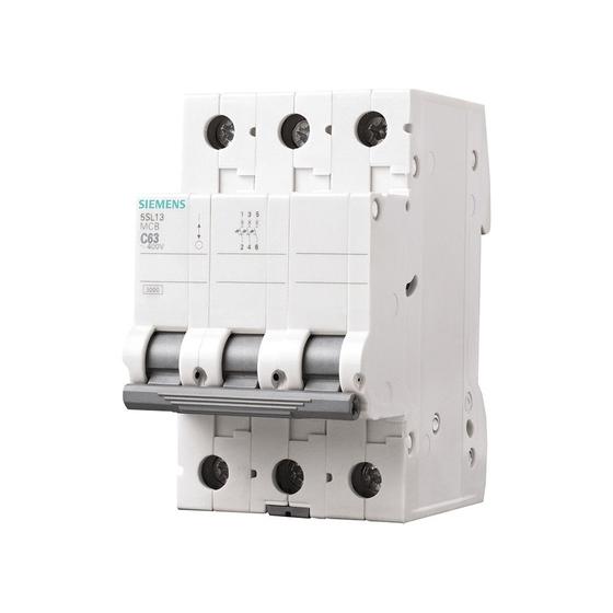 Disjuntor din trifasico curva-c 63a 5sl1363-7mb Siemens - Disjuntor DR ...