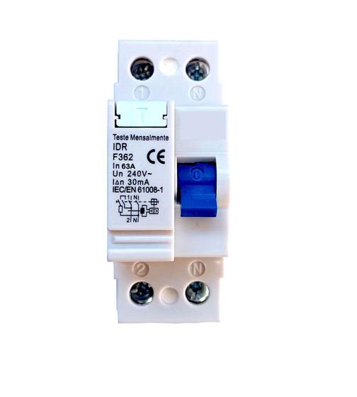 Disjuntor DR / IDR Interruptor Diferencial Residual 30mA 110V / 220Vca - Snetec - Disjuntor DR ...