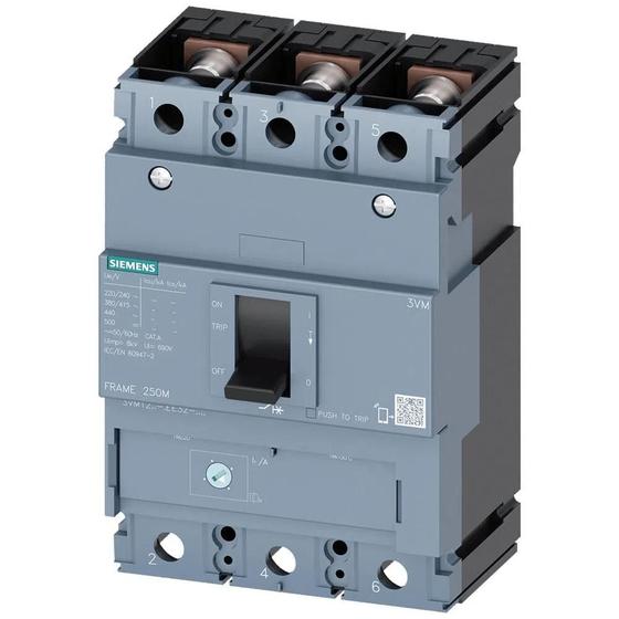 Disjuntor I. Tripolar 3VM1220-4EE32-0AA0 140-200A Ajustavel - Siemens ...