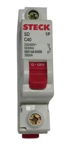 Disjuntor Monopolar 40a Curva C 3ka - Steck - Disjuntor DR - Magazine Luiza