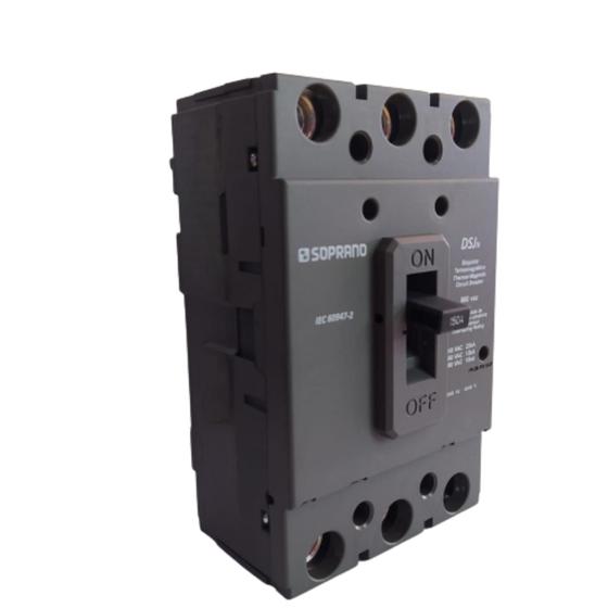 Disjuntor Nema Caixa Moldada Tripolar 150a 22ka Normatizado Cemig - Soprano - Disjuntor Caixa ...