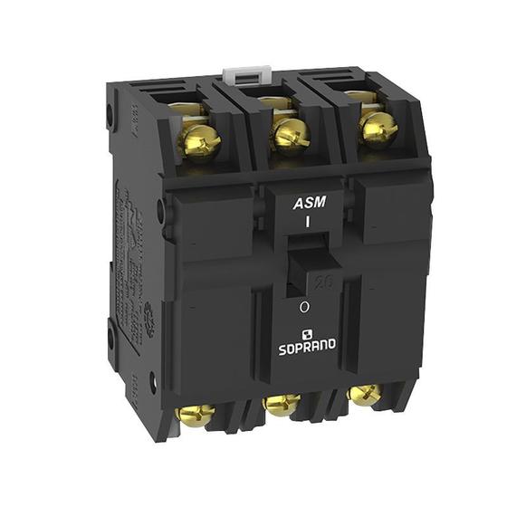 Disjuntor Nema Tripolar Trifásico 50a Soprano ASM3-B - Disjuntor Nema - Magazine Luiza
