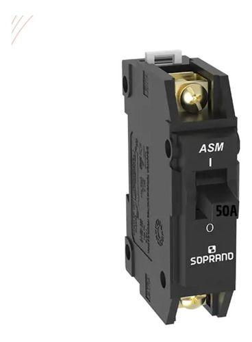 Disjuntor Preto 50a Asm Nema Monopolar Monofásico - soprano - Disjuntor Din - Magazine Luiza