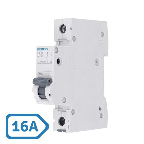 Disjuntor Siemens Unipolar 16A Curva C - Disjuntor DR - Magazine Luiza
