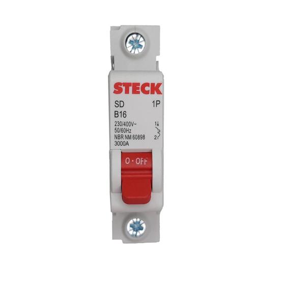 Disjuntor Steck Unipolar 25A Curva B - Steck * 13700 - div. - Disjuntor ...