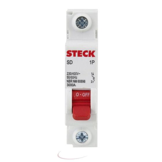 Disjuntor Tipo C Steck Monofásico 20A - Disjuntor Din - Magazine Luiza