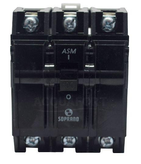 Disjuntor Tripolar 100A Nema 5KA Soprano - Disjuntor DR - Magazine Luiza