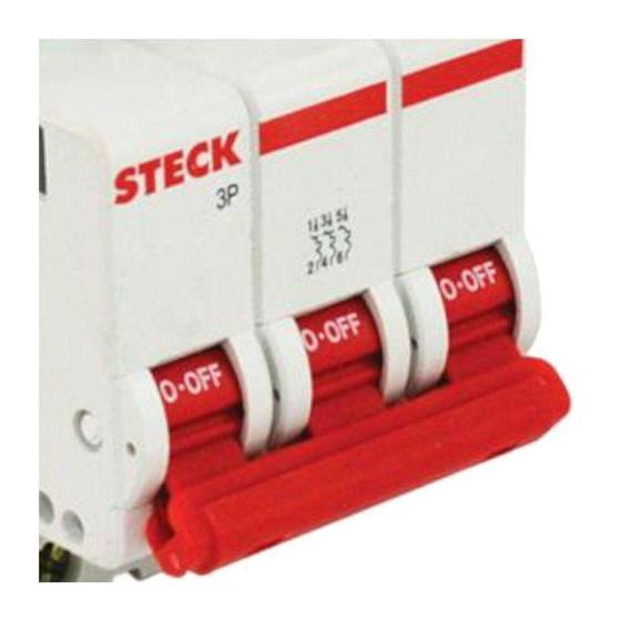 Disjuntor Tripolar 32A C 3kA SDD63C32 Steck - Disjuntor DR - Magazine Luiza