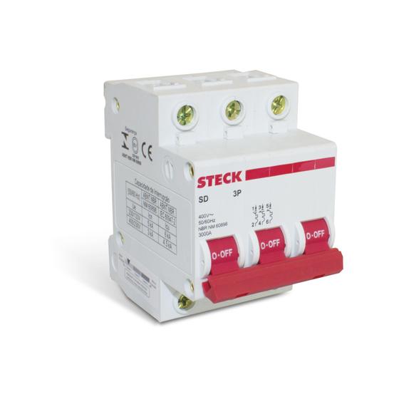 Disjuntor Tripolar Steck De 70a Curva C - Disjuntor e Fusível - Magazine Luiza