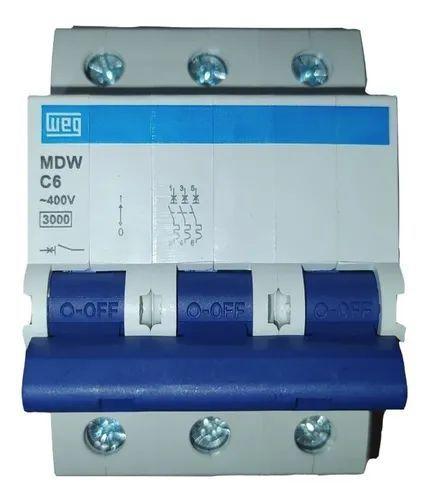 Disjuntor Tripolar Weg 6a Curva C - Disjuntor DR - Magazine Luiza