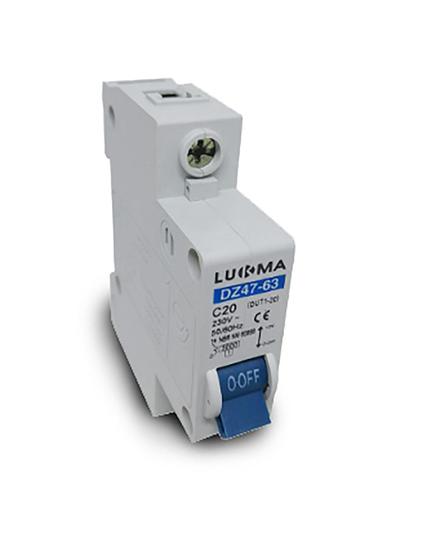 Disjuntor Unipolar 10A Curva C Din Mini Lukma - Disjuntor DR - Magazine Luiza