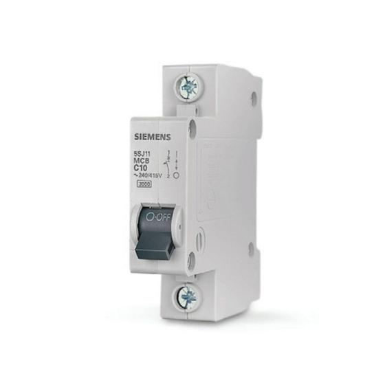 Disjuntor Unipolar Siemens Curva C 10A, 16A, 20A, 25A, 32A - Disjuntor DR - Magazine Luiza