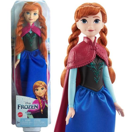 Disney Frozen Boneca Rainha Anna Saia Cintilante Articulada 30 Cm ...