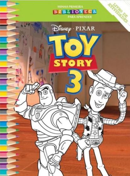 Disney mini biblioteca - colorir - toy story 3 - Bicho Esperto - Kit de ...