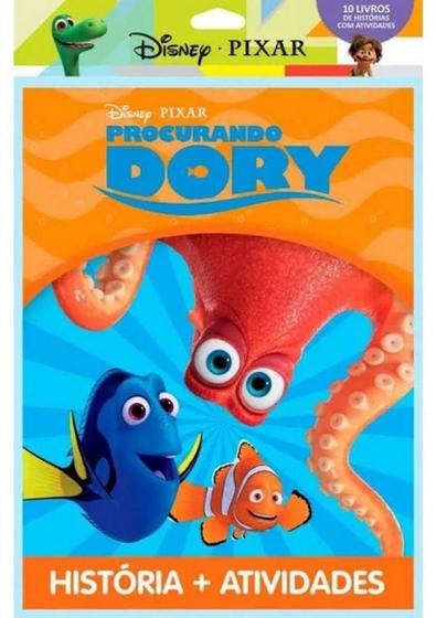 Disney Pixar - 10 Livros de histórias com atividades - Bicho Esperto ...