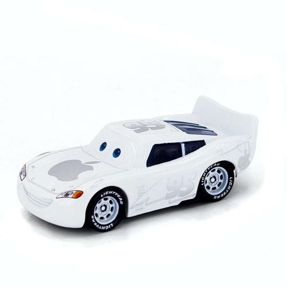 Disney Pixar Carros Relâmpago McQueen Branco Maçã - Carrinho de ...