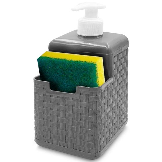 Dispenser Detergente Porta Esponja Cozinha Pia Organizador - Yepp ...
