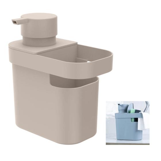 Dispenser Porta Detergente Esponja Organizador Pia Cozinha DT550 ...