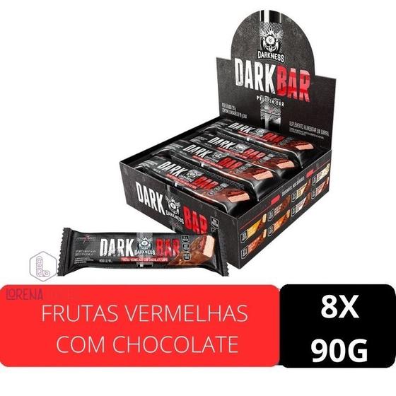 Display Dark Bar Frutas Vermelhas 8un 90g Integralmédica - Barra de ...