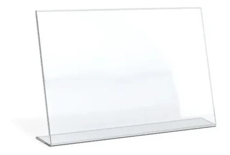 Display De Parede Horizontal Vhb Expositor Papel A4 Office - Acrilzano ...