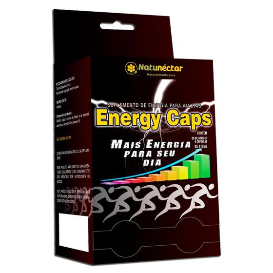 Display Energy Caps 24 Blister Com 4 cápsulas Natunéctar Suplemento ...