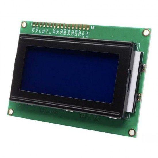 Display Lcd 16 Digitos 4 Linhas 16x4 1604 Fundo Azul Arduino - BRA ...