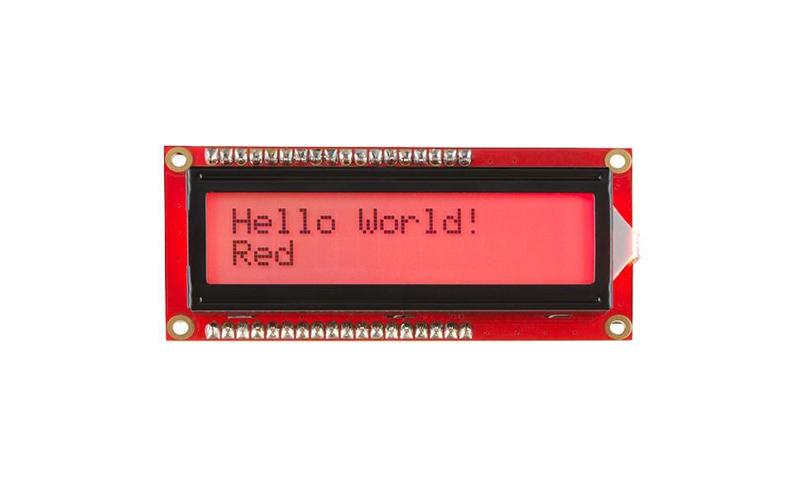 Display LCD 2x16 - fundo RGB - SparkFun - Fita de LED - Magazine Luiza